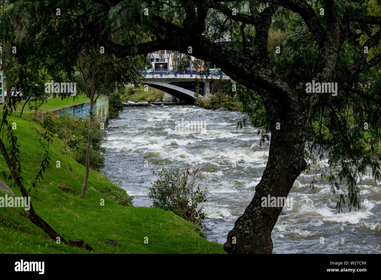 Aerial drone view beautiful river hi-res stock photography and images ...