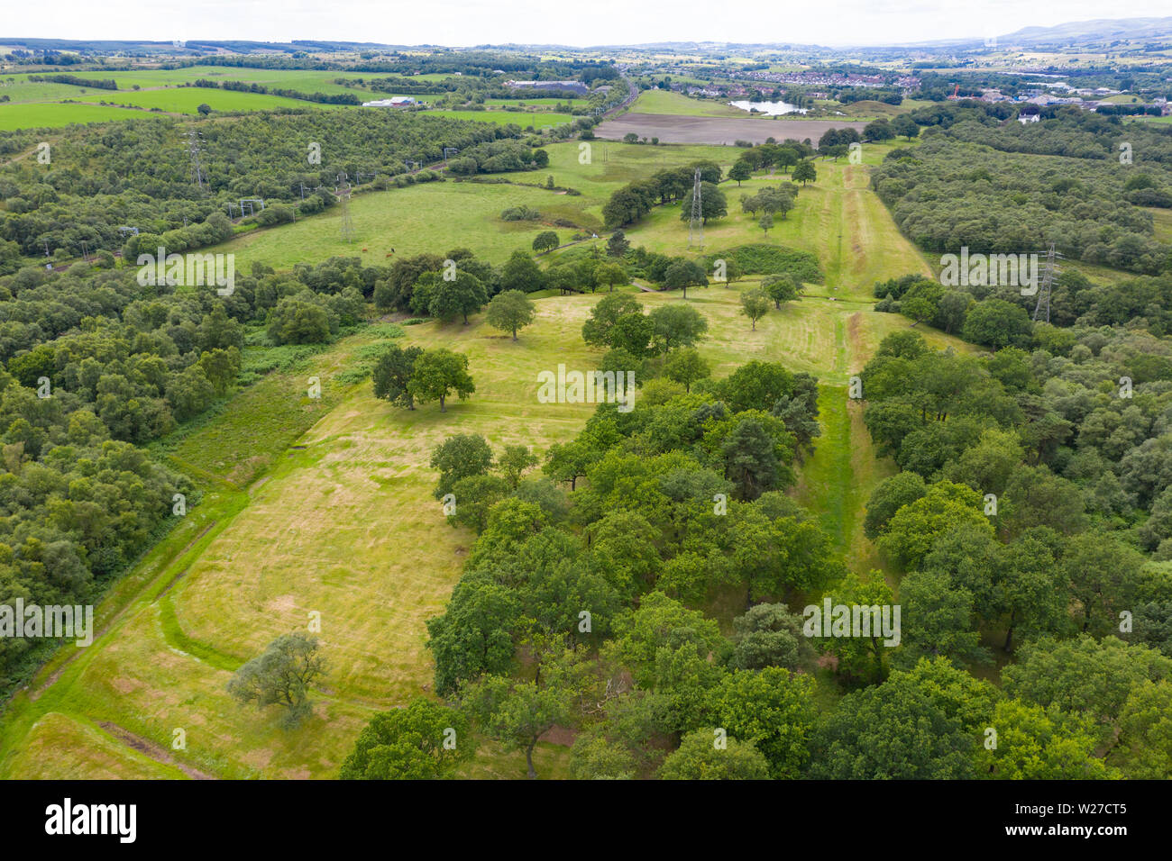 Rough castle fort aerial hi-res stock photography and images - Alamy