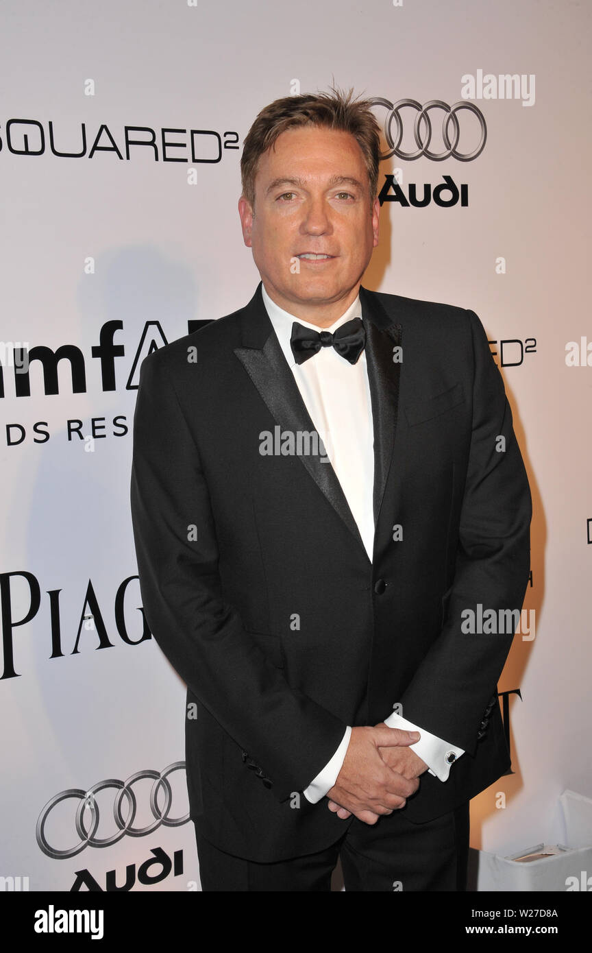 LOS ANGELES, CA. October 28, 2010: Kevin Huvane at the launch of amfAR ...