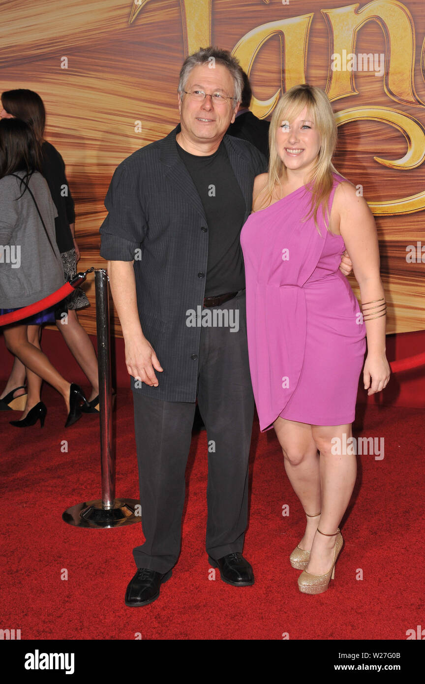 LOS ANGELES, CA. November 14, 2010: Composer Alan Menken & daughter ...
