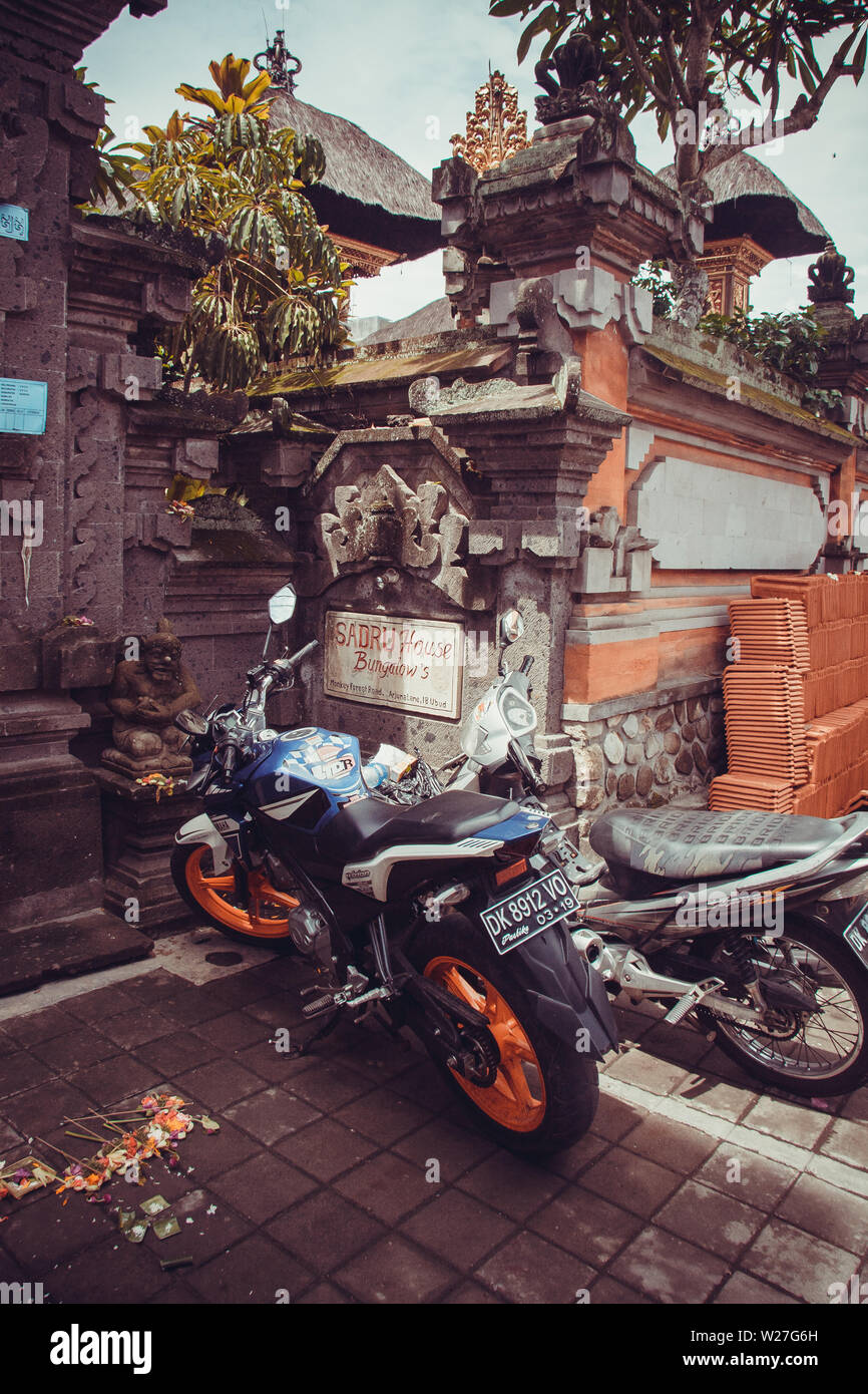 streets of Ubud village, Bali,Indonesia Stock Photo - Alamy