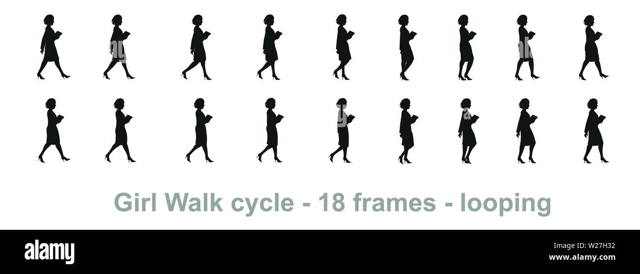 Walk cycle sprites hi-res stock photography and images - Alamy
