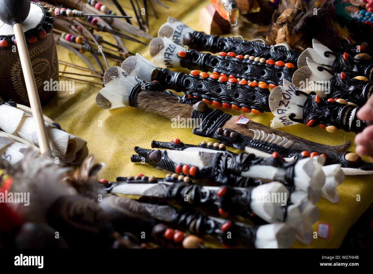 Indigenous craft, Amazônia, Manaus, Amazonas, Brazil Stock Photo - Alamy