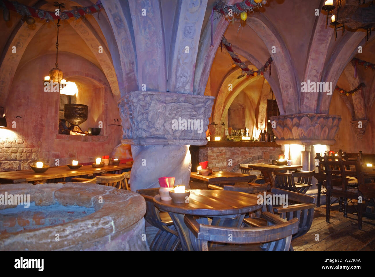 Rozengrals restaurant in Riga. Latvia Stock Photo - Alamy