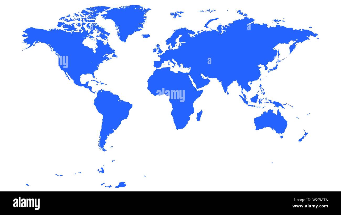 Wold map Cut Out Stock Images & Pictures - Alamy