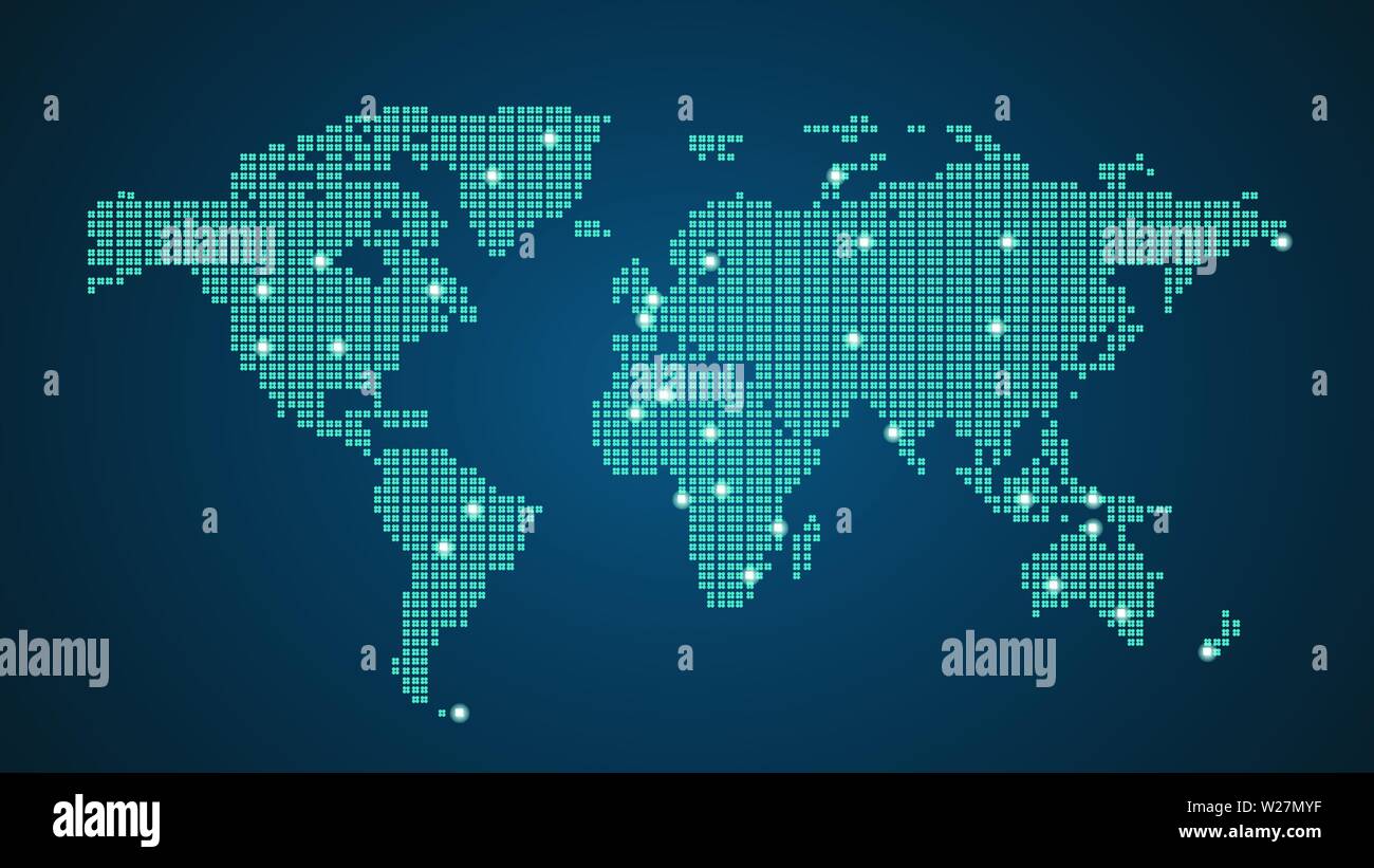 Wold map Stock Vector Images - Alamy
