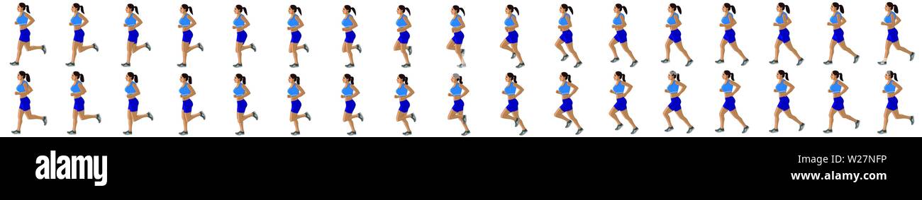 Man Run cycle animation sequence, loop animtion sprite sheet vector ... Man Run cycle animation sequence, loop animtion sprite sheet vector ...