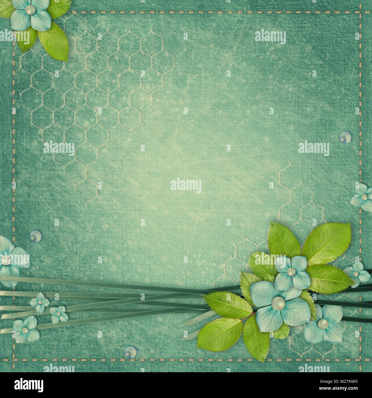 Blue vintage background for album cover or page Stock Photo - Alamy