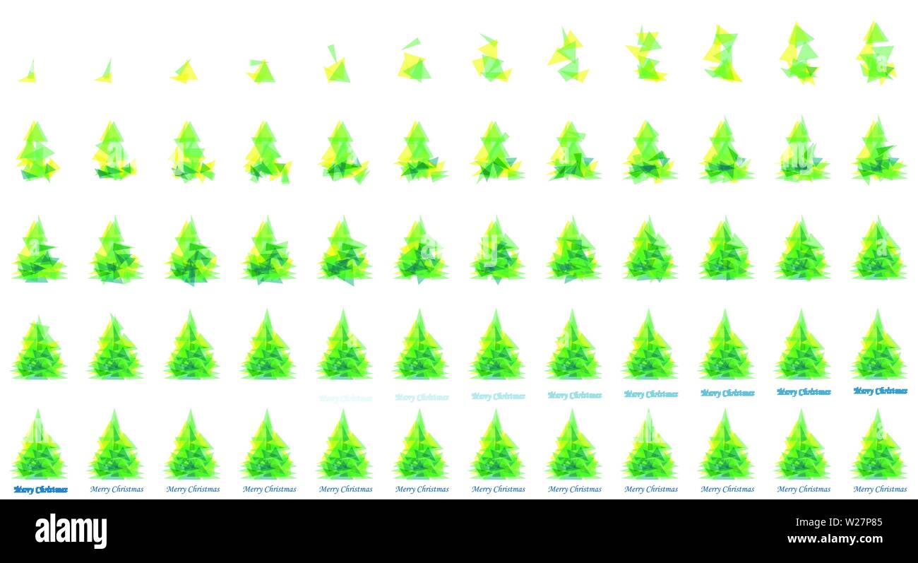 Decorated Christmas tree animation, Christmas tree growing animation ... Decorated Christmas tree animation, Christmas tree growing animation ...