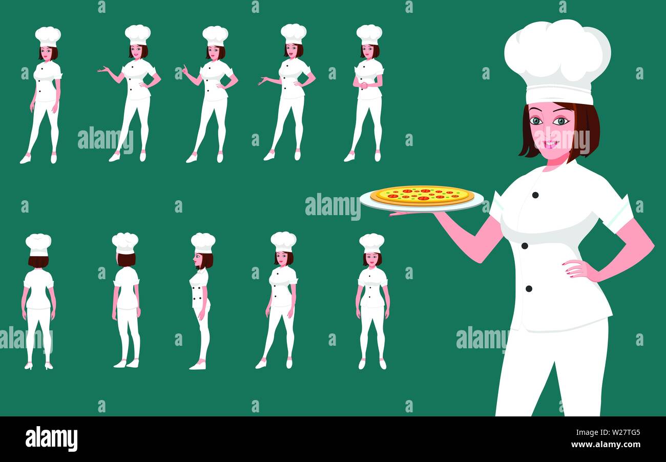 Chef character model sheet hi-res stock photography and images - Alamy