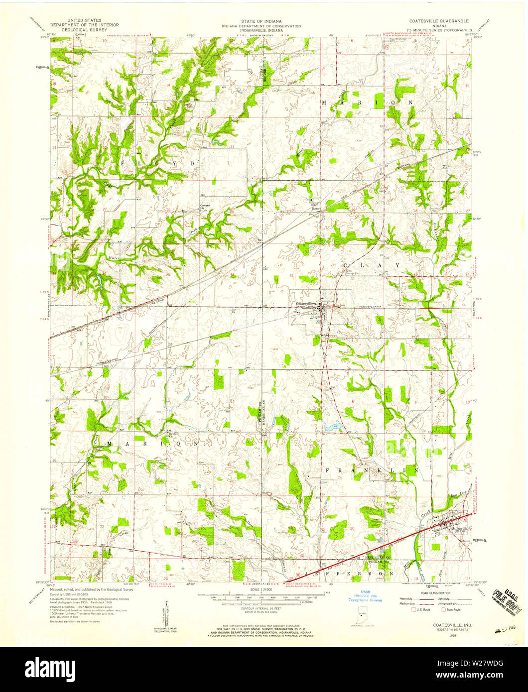 Coatesville map hi-res stock photography and images - Alamy