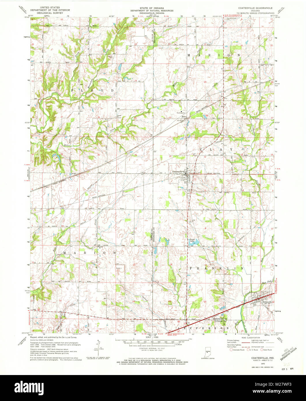Map of coatesville hi-res stock photography and images - Alamy