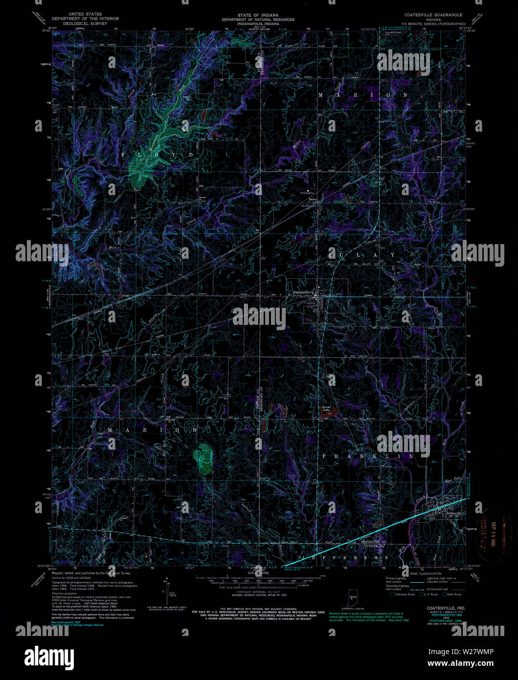 Map of coatesville hi-res stock photography and images - Alamy