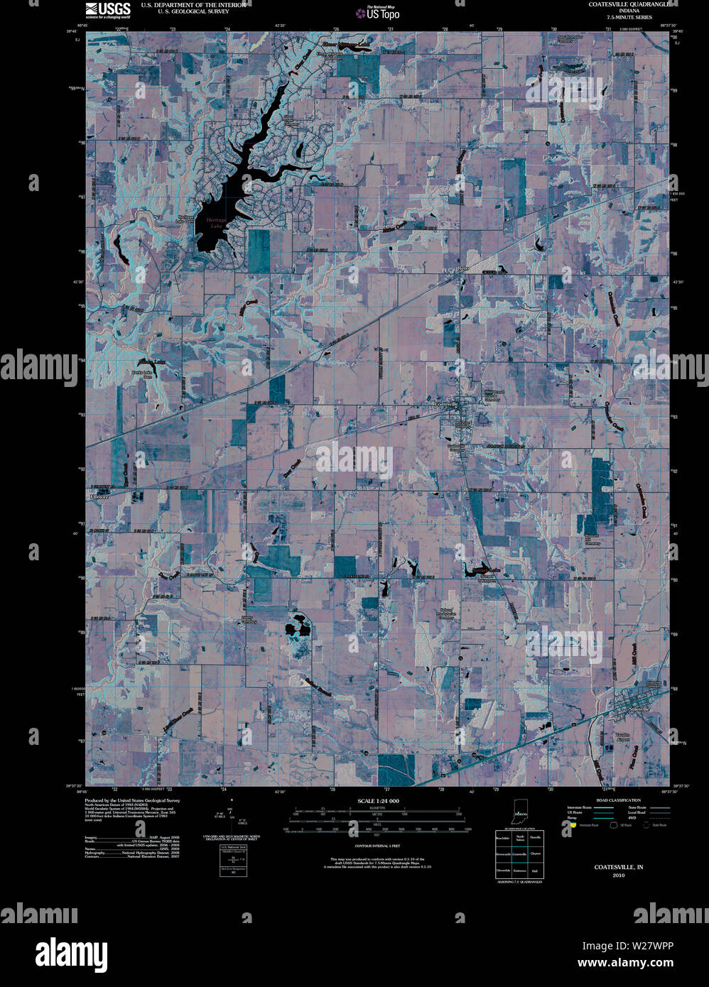 Coatesville map hi-res stock photography and images - Alamy