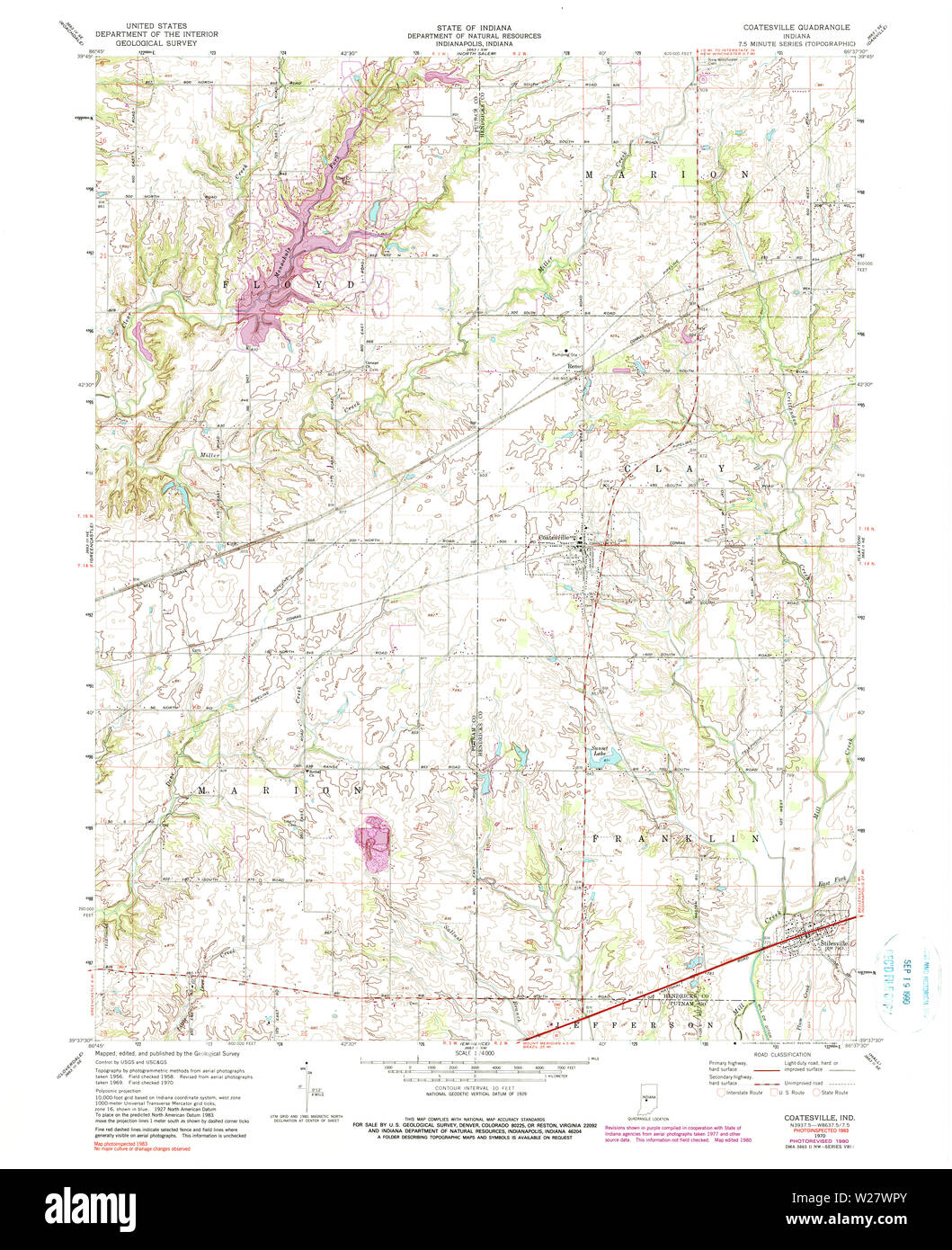 Coatesville map hi-res stock photography and images - Alamy