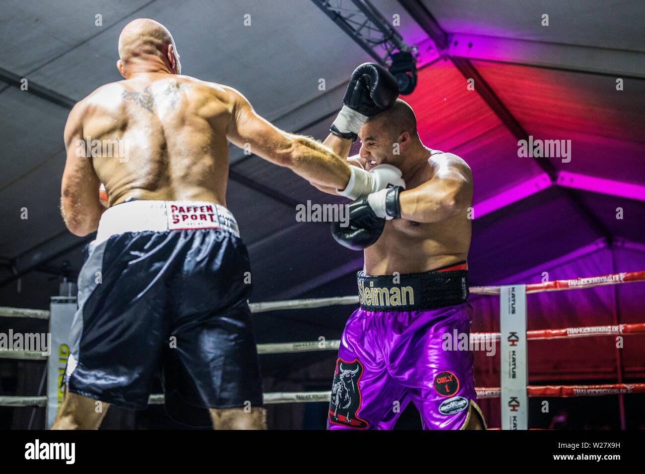 GES/Sports/Boxing/Open Air Boxing Durrmersheim, 06.07.2019 Boxing: Open ...