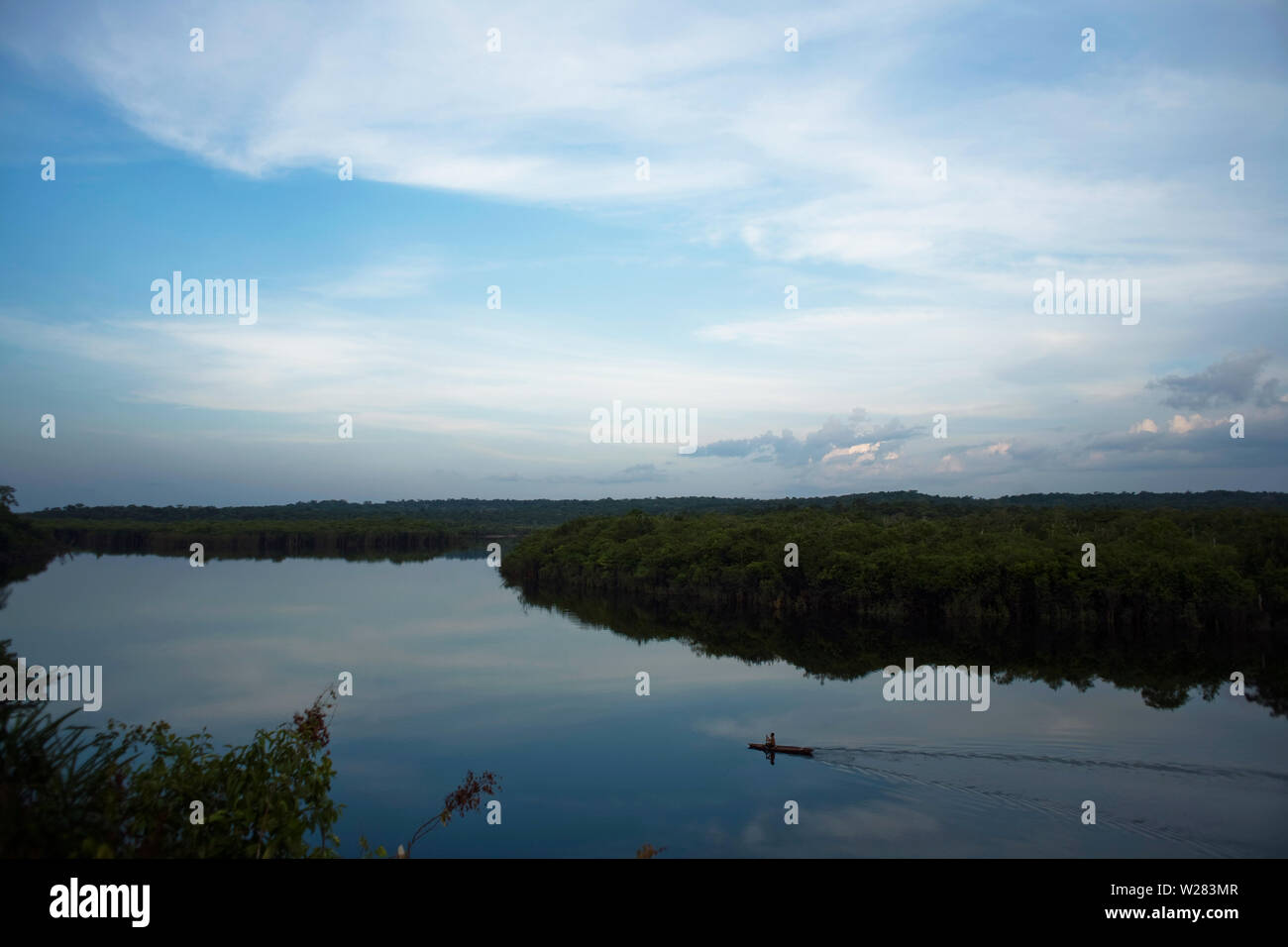 Landscape, Cuieiras River, Amazônia, Manaus, Amazonas, Brazil Stock ...
