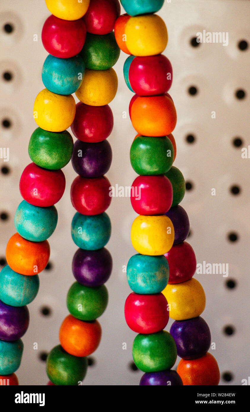 Colorful beads of various color Stock Photo - Alamy
