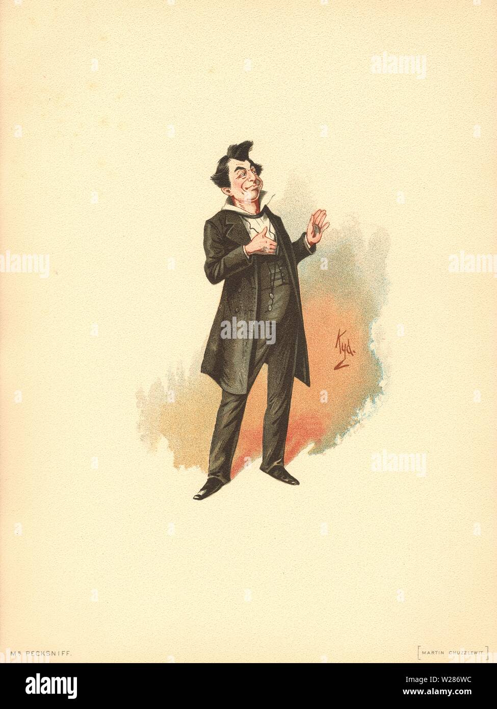 Mr. Pecksniff - Martin Chuzzlewit Character from “The Characters of ...