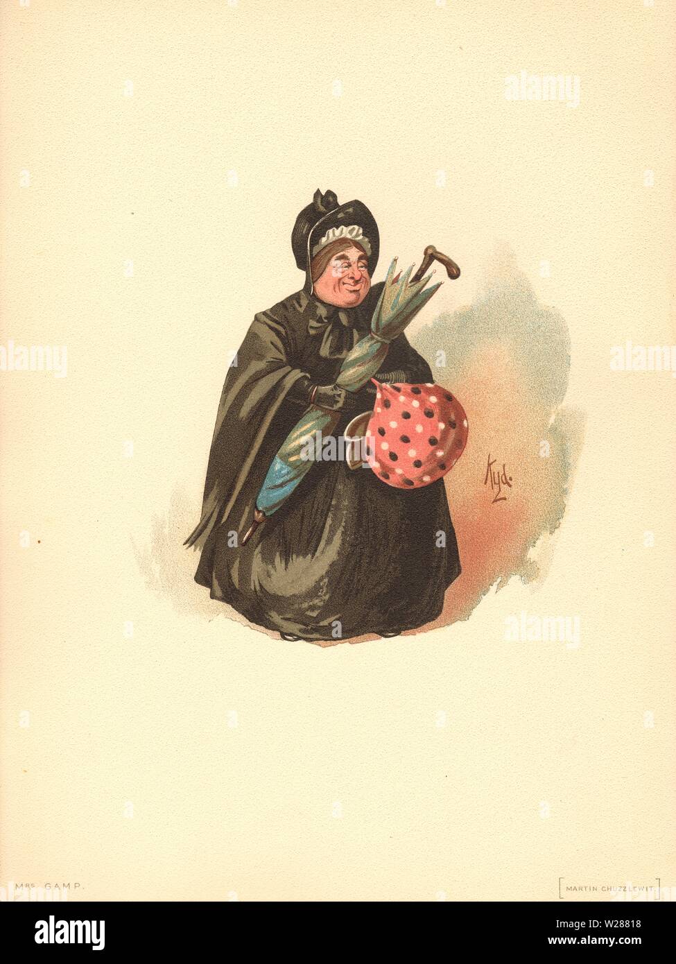 Sairy gamp from martin chuzzlewit hi-res stock photography and images ...