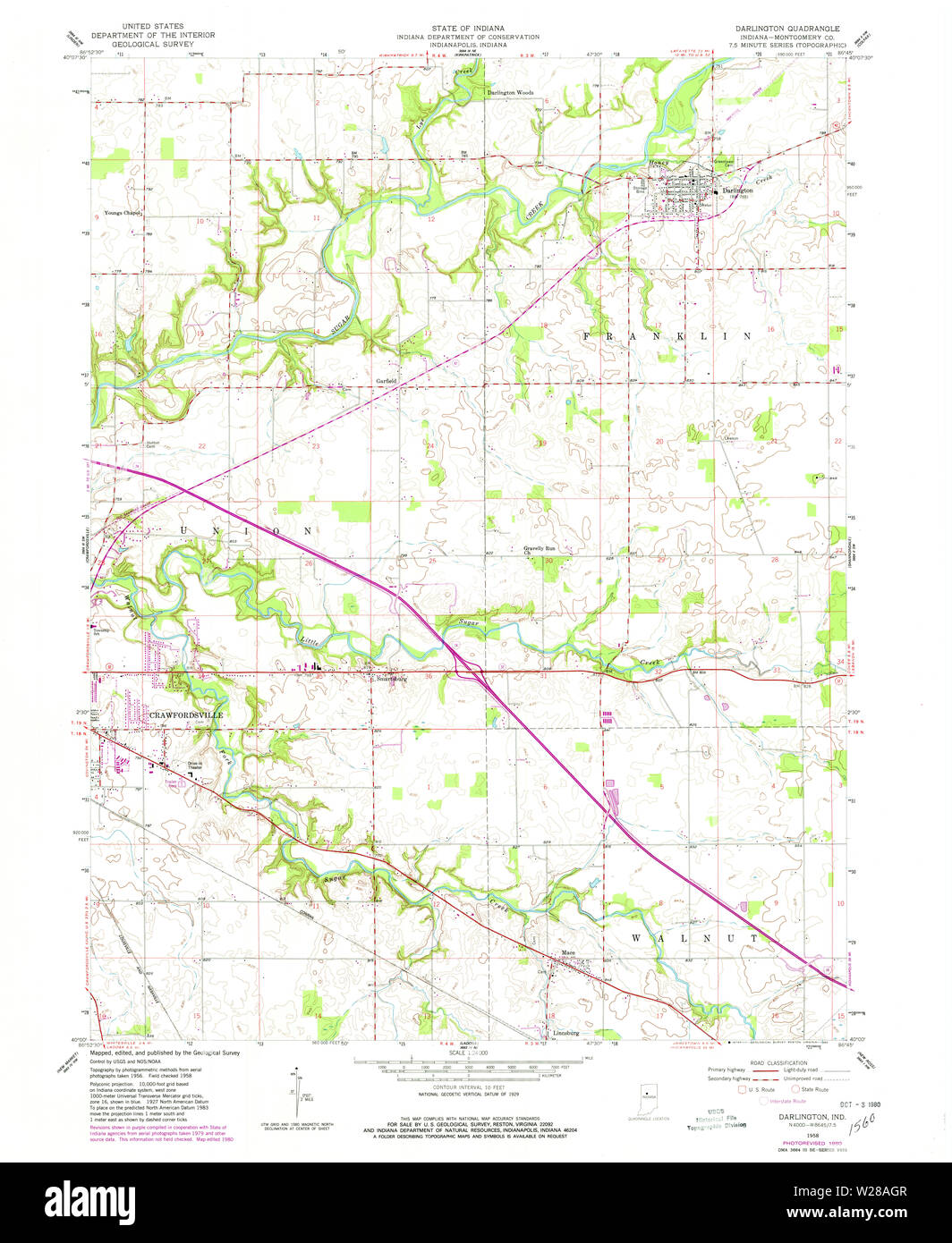 Map of darlington Cut Out Stock Images & Pictures - Alamy