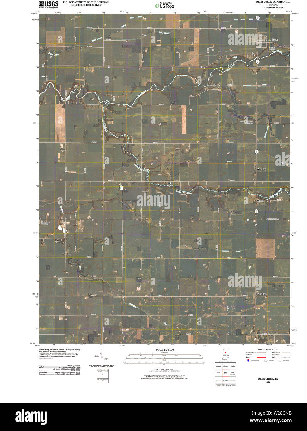 Deer creek indiana hi-res stock photography and images - Alamy