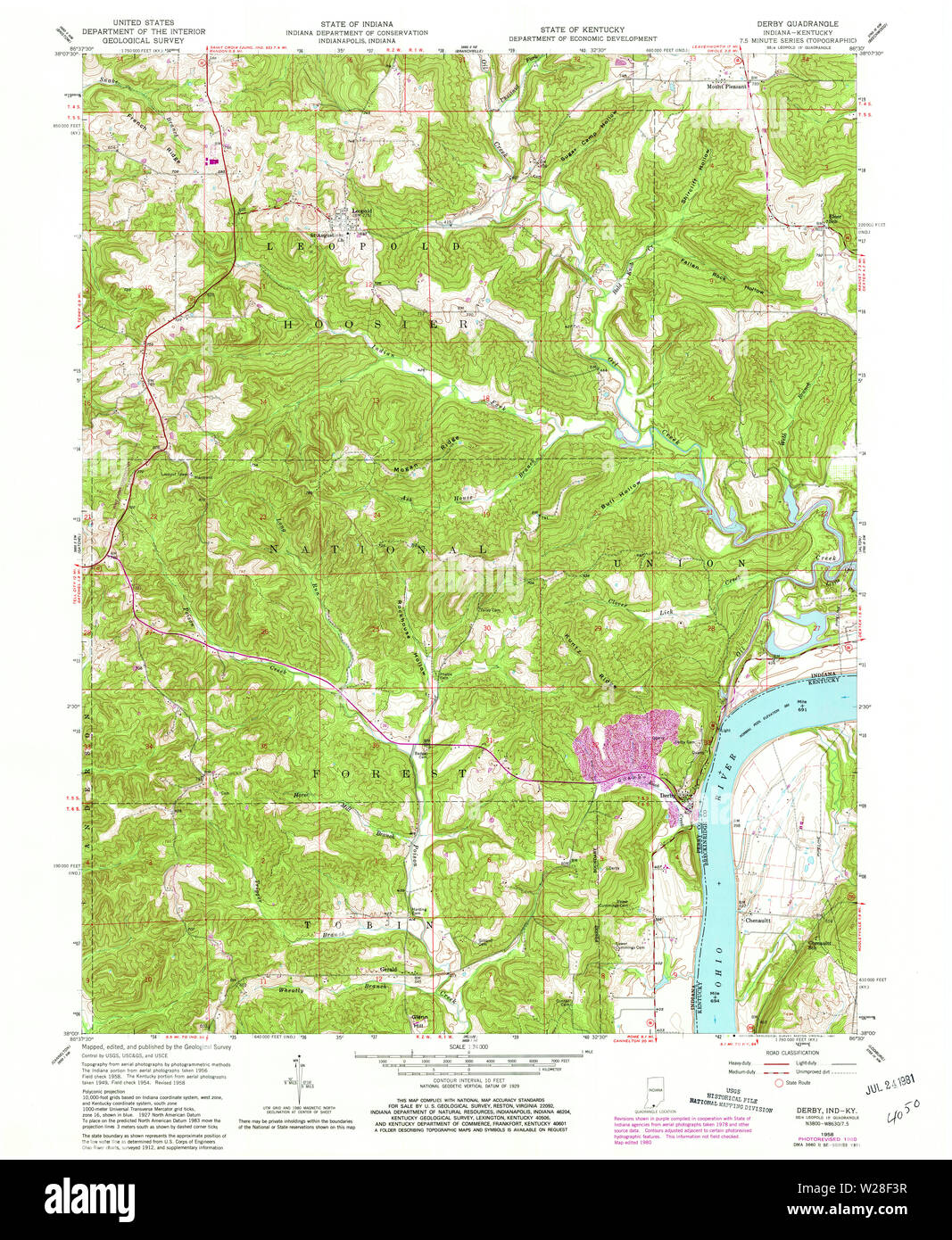 Derby map Cut Out Stock Images & Pictures - Alamy