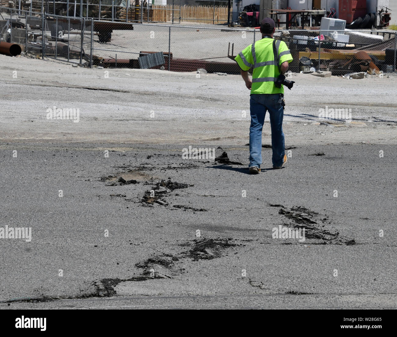 Trona, CA, USA. 06th July, 2019. Earthquake aftermath images Saturday ...