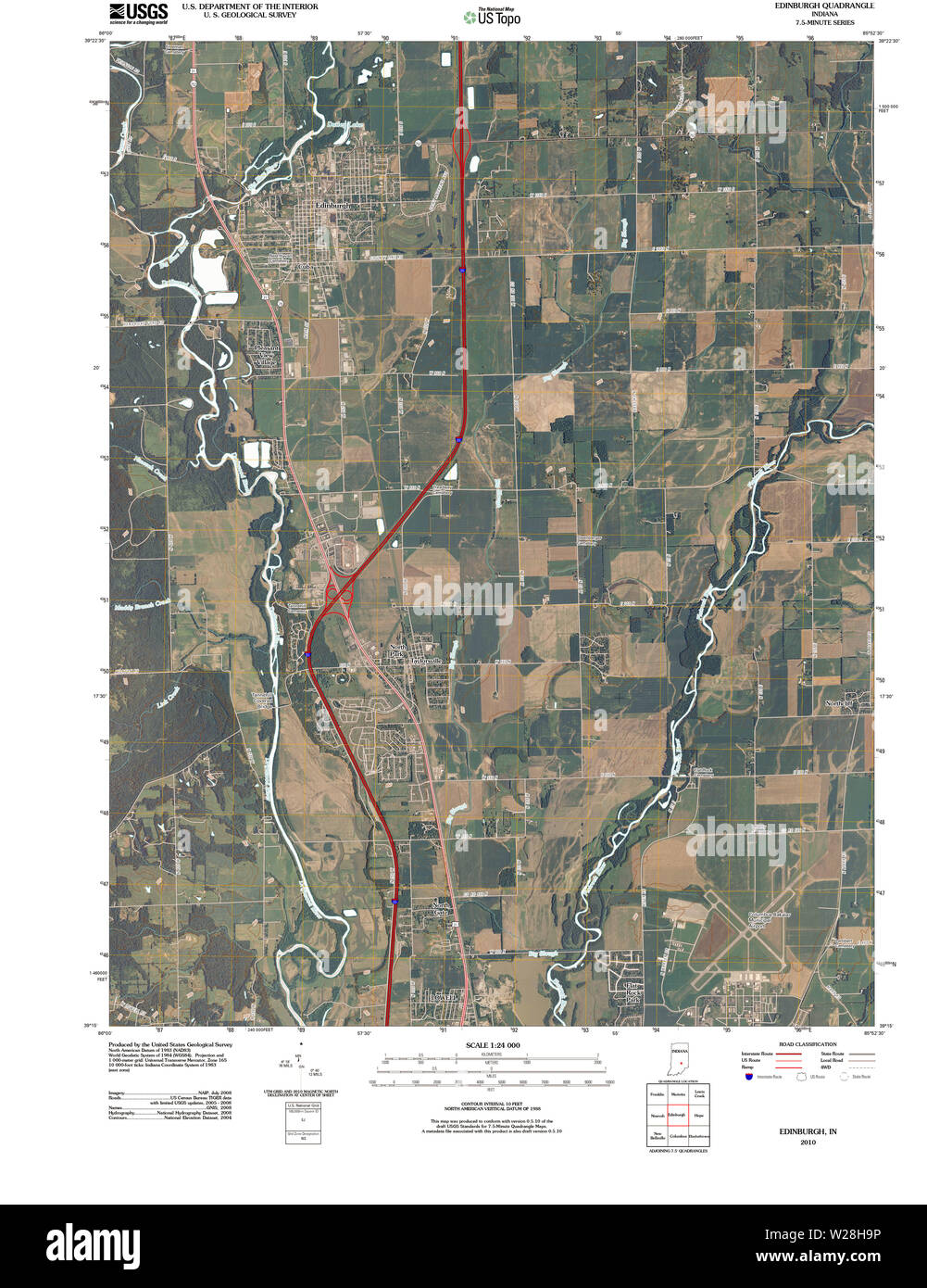 Map of edinburgh Cut Out Stock Images & Pictures - Alamy