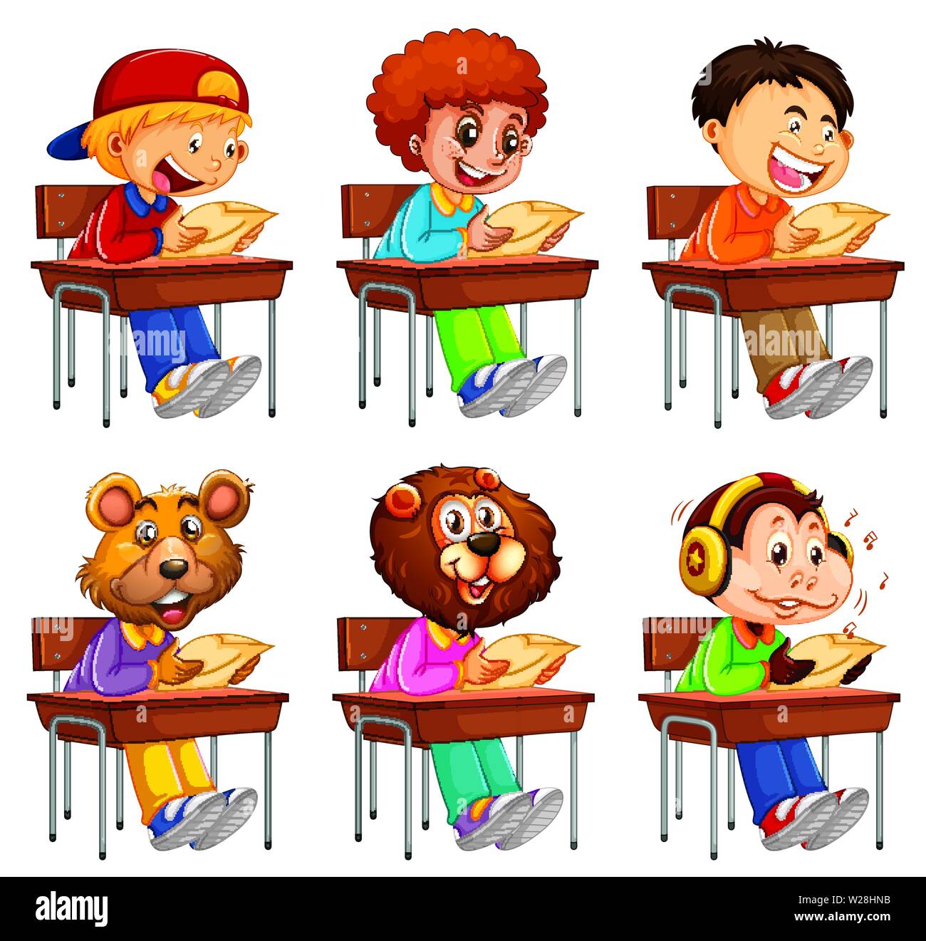 Test Taking Exam Cartoon