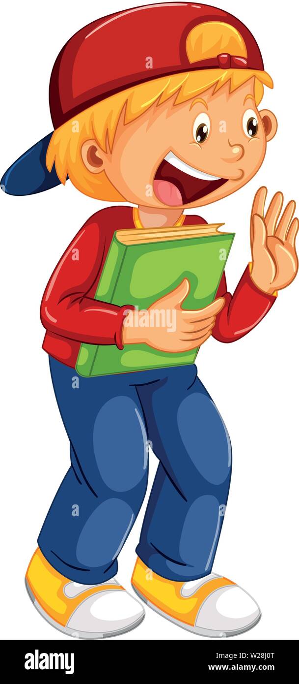 A cute boy character illustration Stock Vector Image & Art - Alamy