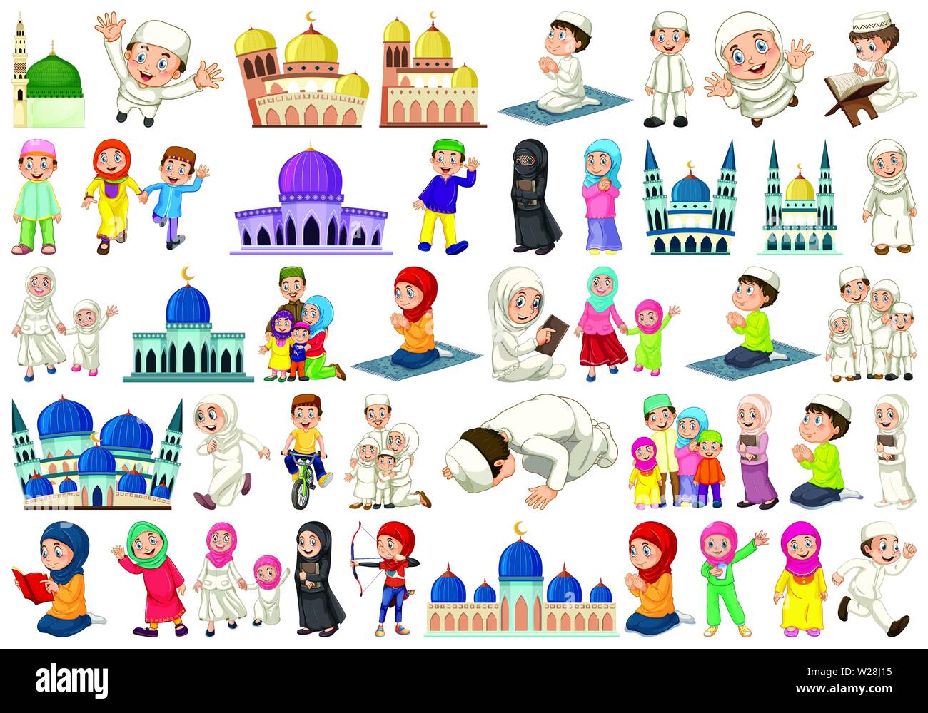 Muslim character Stock Vector Images - Alamy