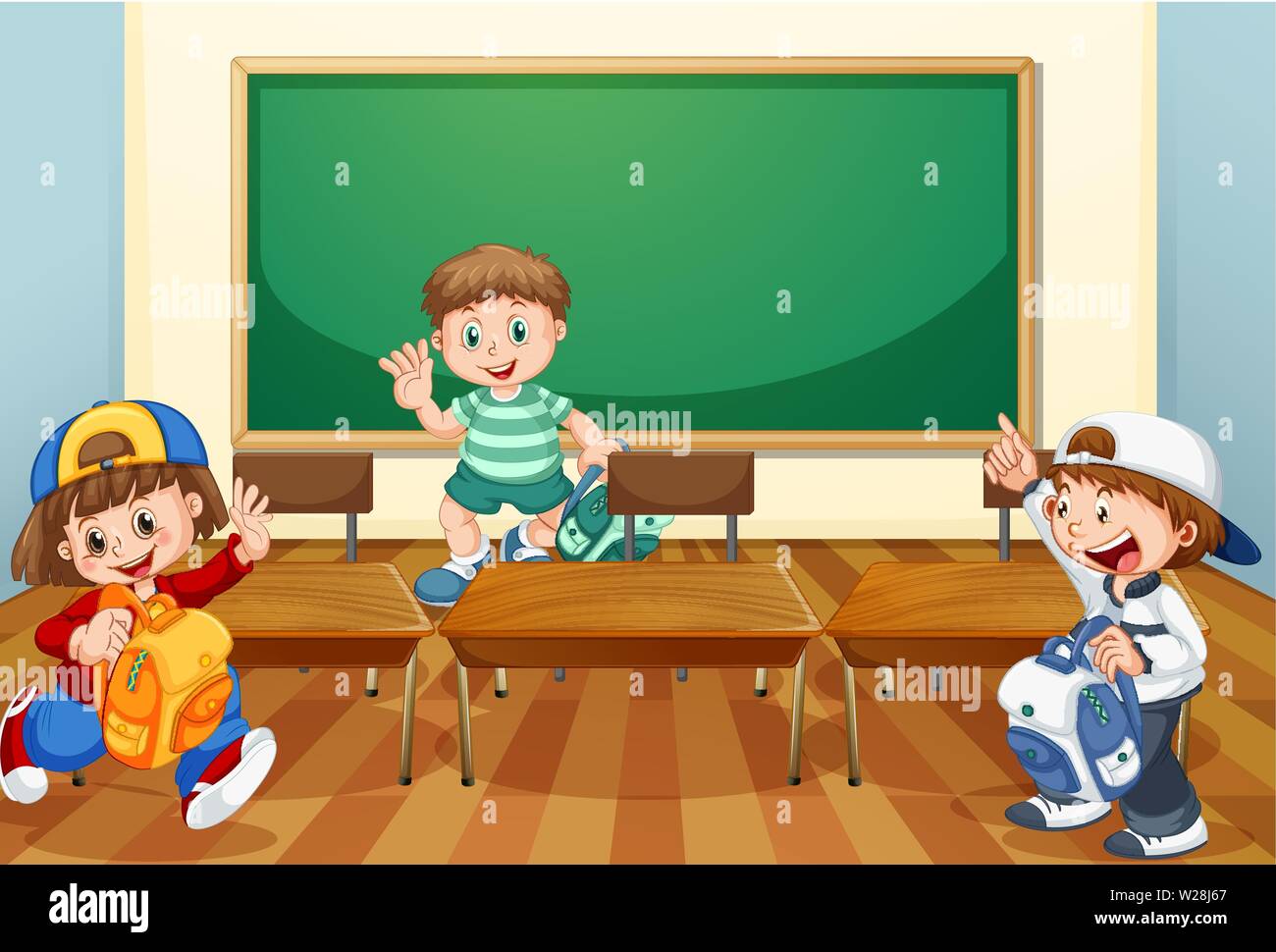 Books education girl in Stock Vector Images - Alamy