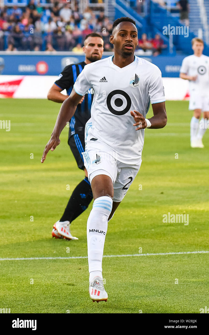 Montreal, QC, Canada. 06th July, 2019. Minnesota United FC forward ...