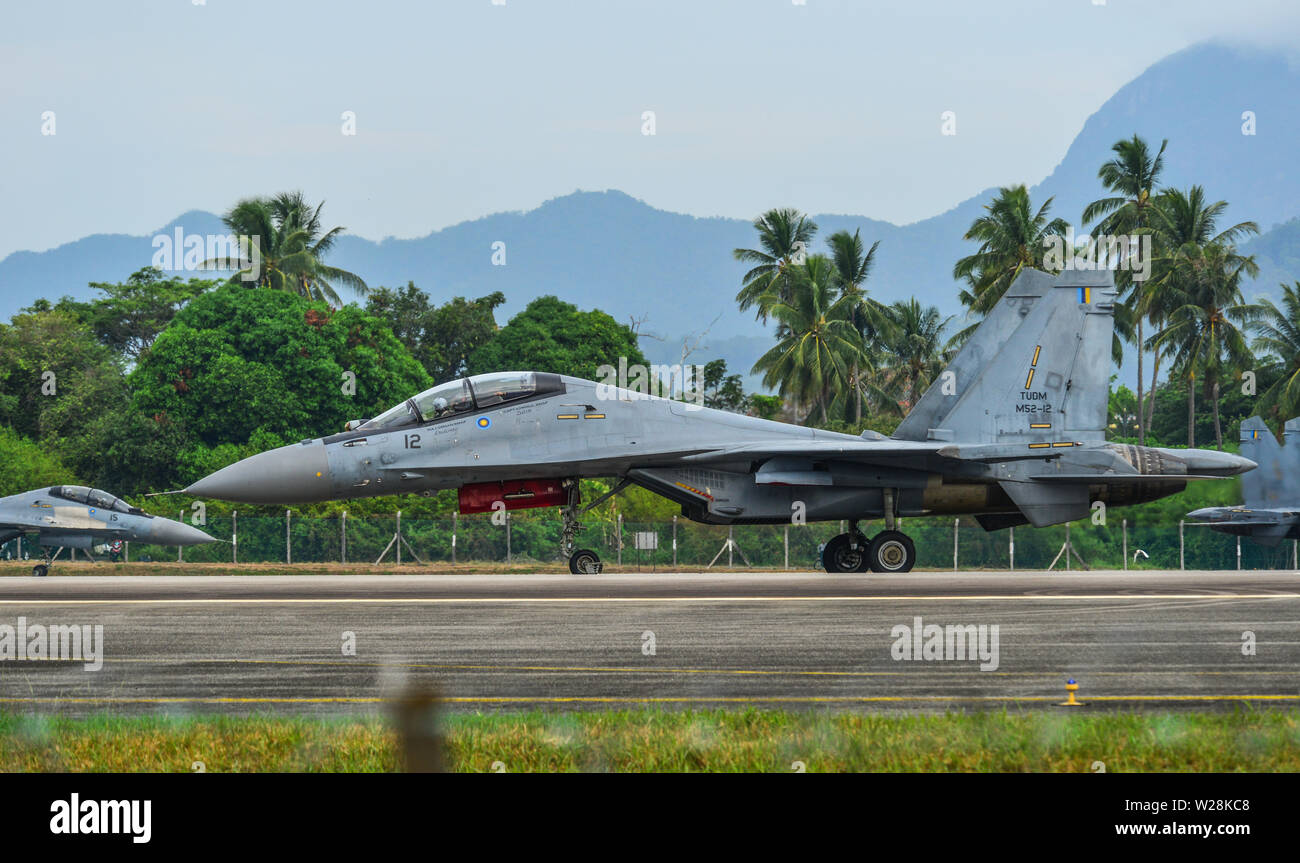Langkawi, Malaysia - Mar 30, 2019. Royal Malaysian Air Force (TUDM M52 ...