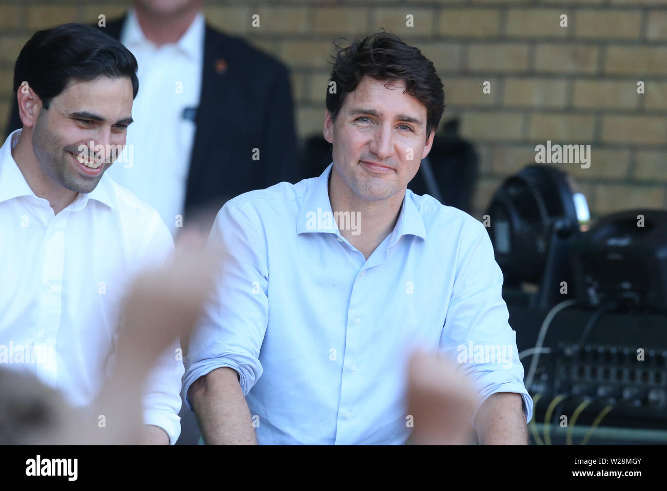 Justin Trudeau comes to Sunfest 2019 in London Ontario Stock Photo - Alamy