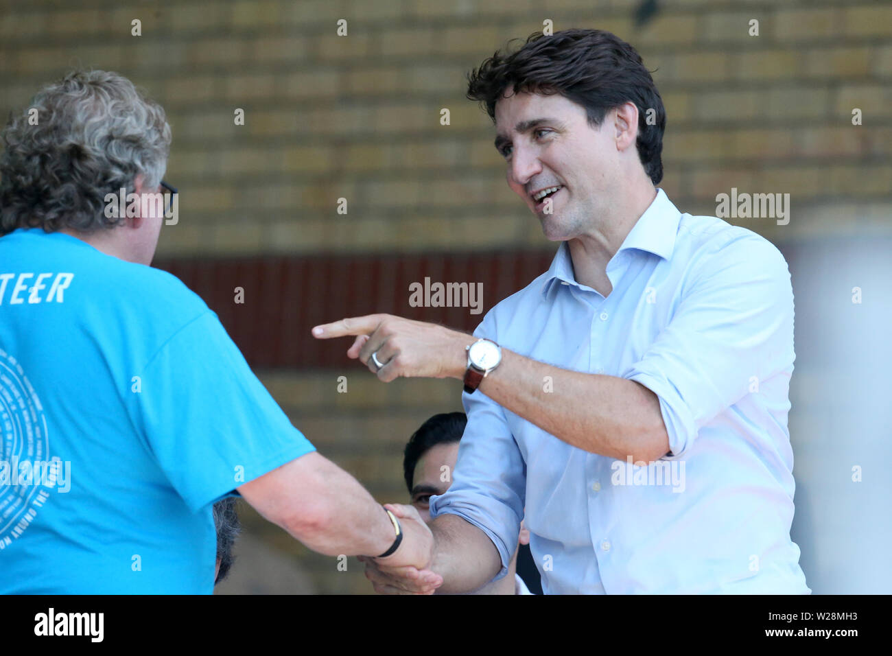Justin Trudeau comes to Sunfest 2019 in London Ontario Stock Photo - Alamy