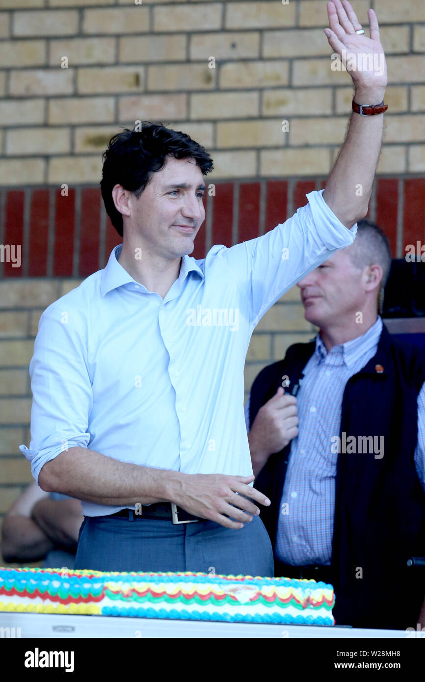 Justin Trudeau comes to Sunfest 2019 in London Ontario Stock Photo - Alamy