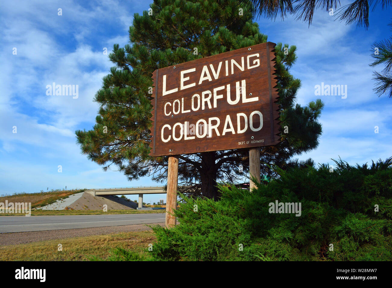 Colorado border with kansas hi-res stock photography and images - Alamy