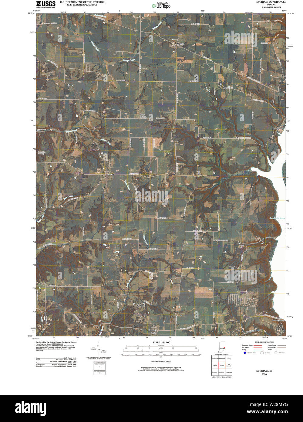 Indiana mapping hi-res stock photography and images - Alamy