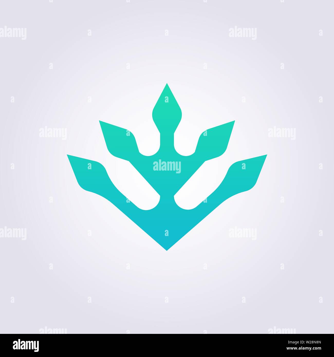 Modern Simple Tree Vector Illustration Design Clipart Symbol Logo ...