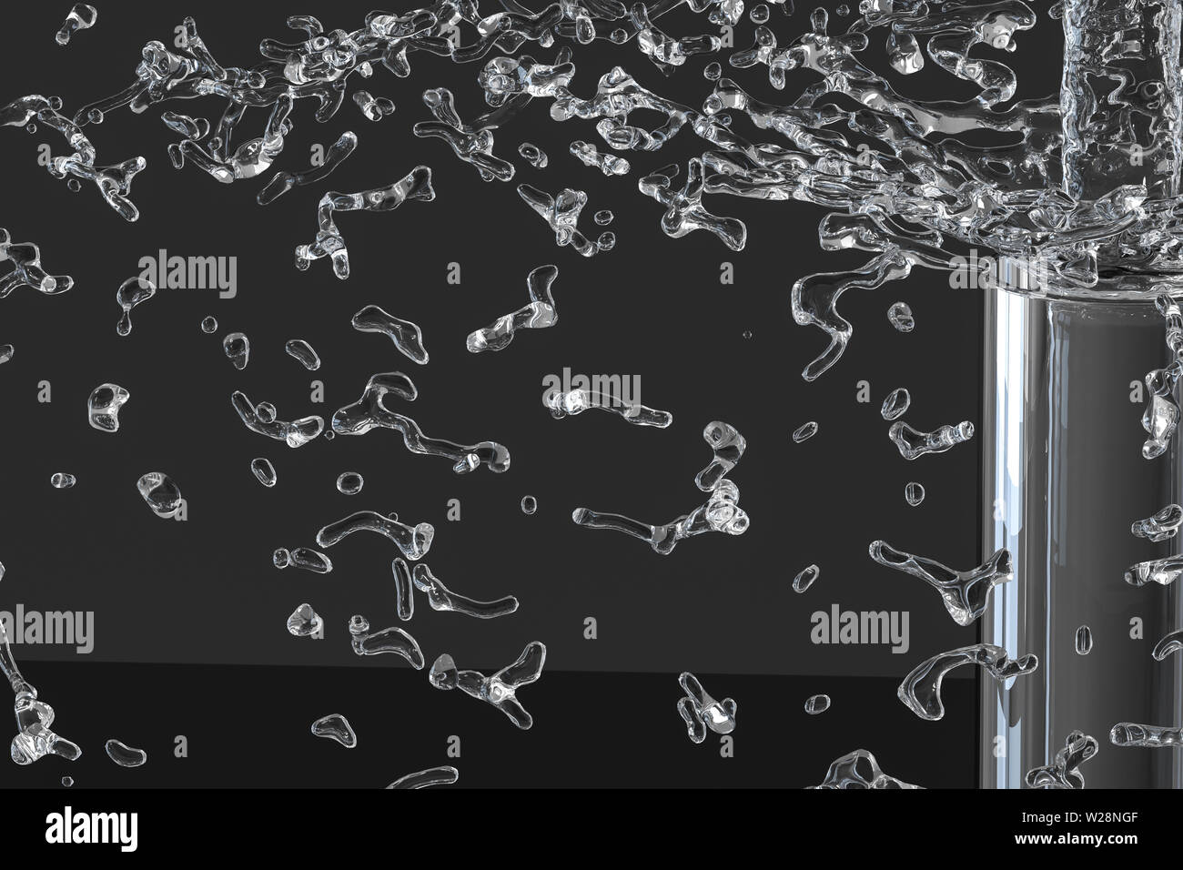 Chemical test tube splashing hi-res stock photography and images - Alamy
