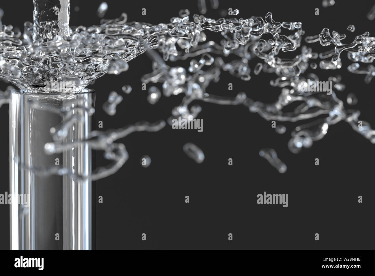 Chemical test tube splashing hi-res stock photography and images - Alamy