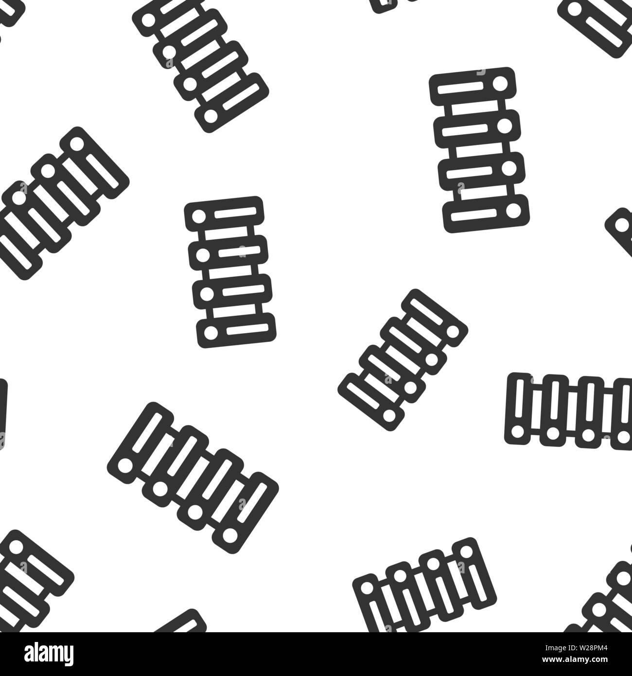 Data center icon seamless pattern background. Server vector ...