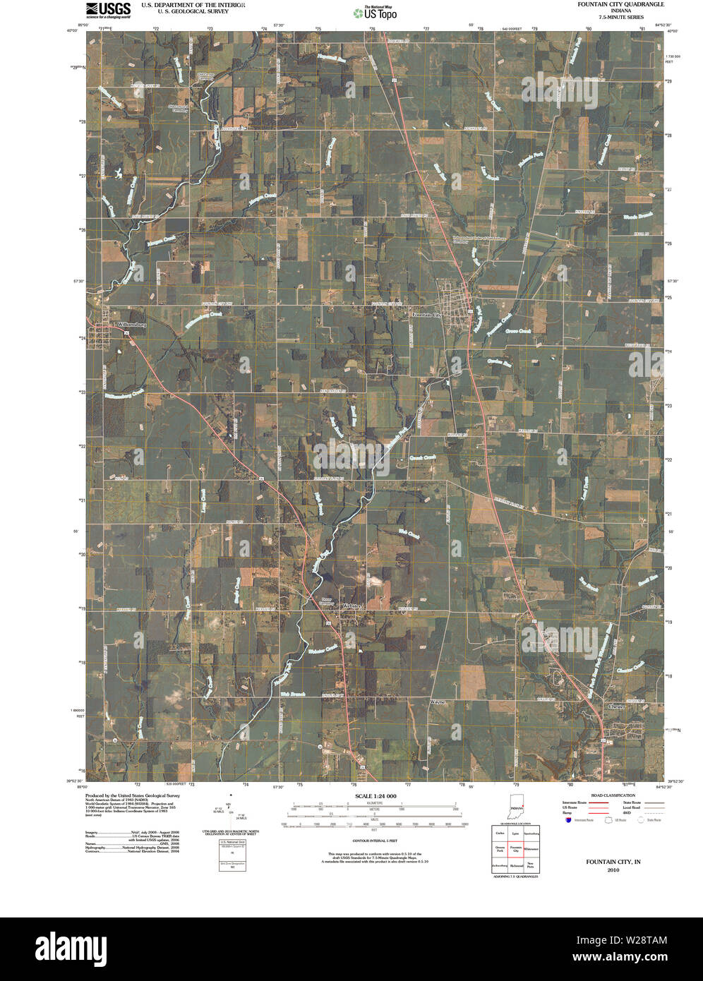 Fountain city indiana Cut Out Stock Images & Pictures - Alamy