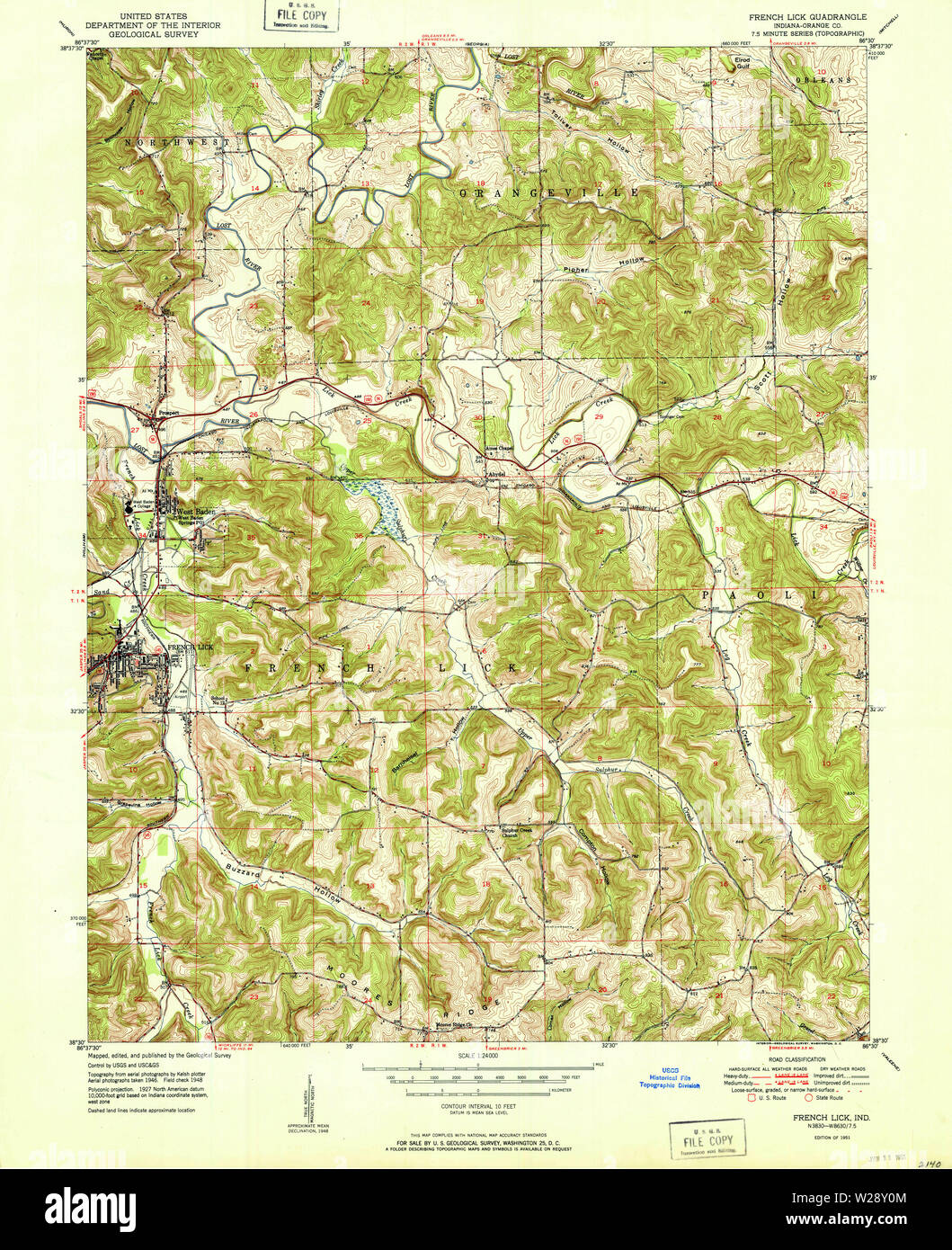 French lick indiana hi-res stock photography and images - Alamy