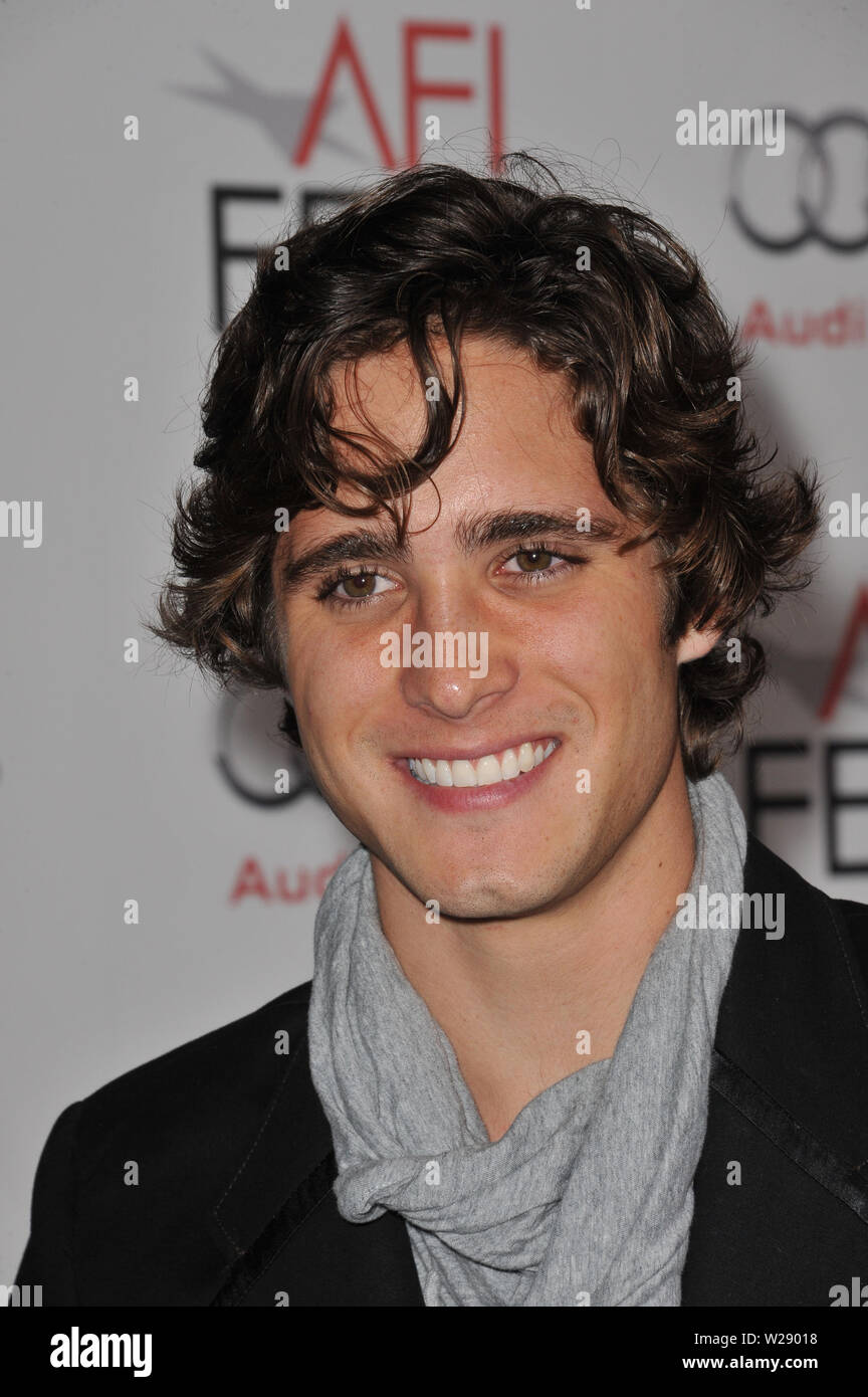 LOS ANGELES, CA. November 07, 2010: Diego Boneta at the AFI Fest ...