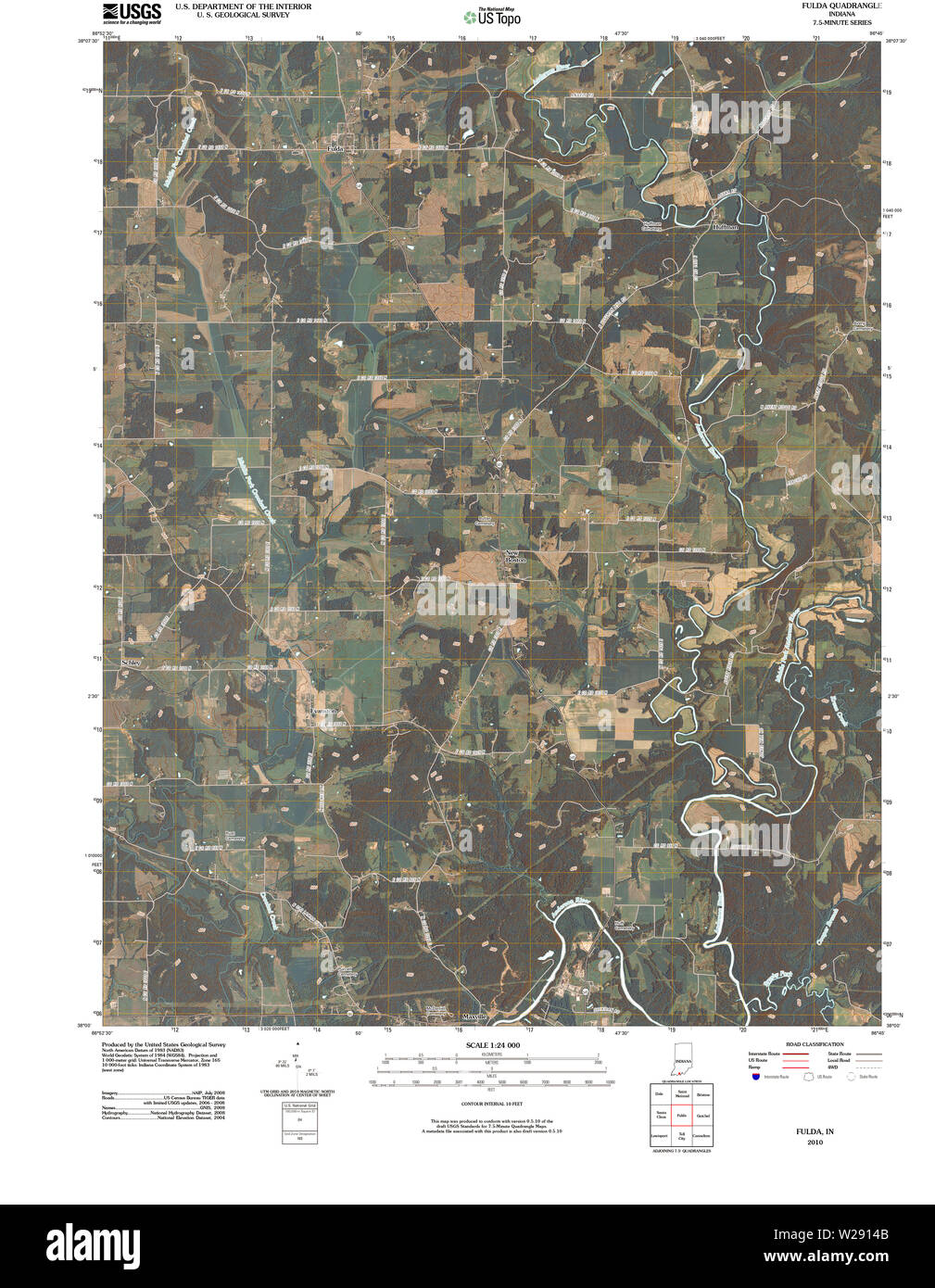Map of fulda hi-res stock photography and images - Alamy