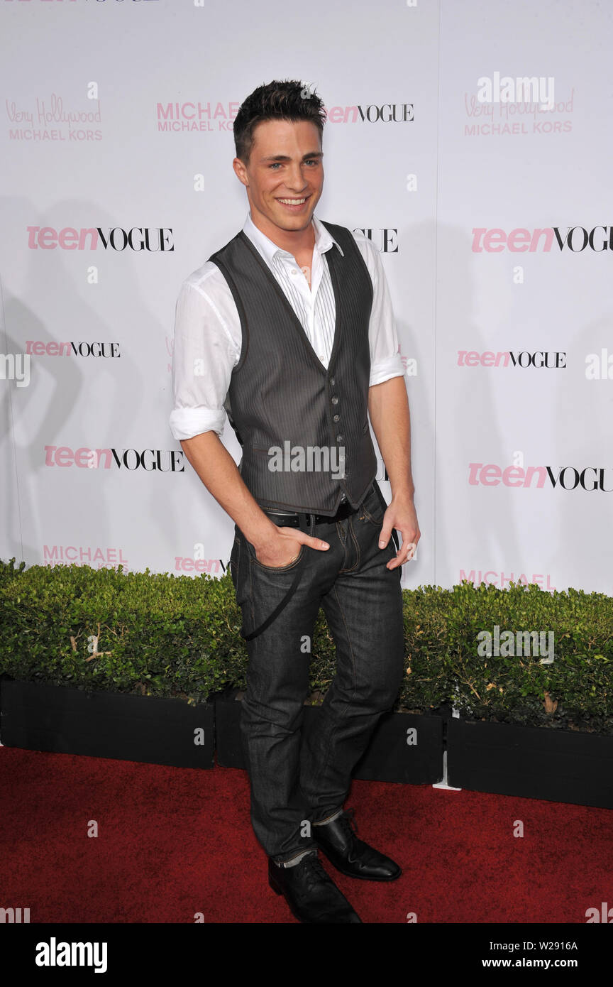 LOS ANGELES, CA. October 03, 2010: Colton Hayes at the 8th Annual Teen ...
