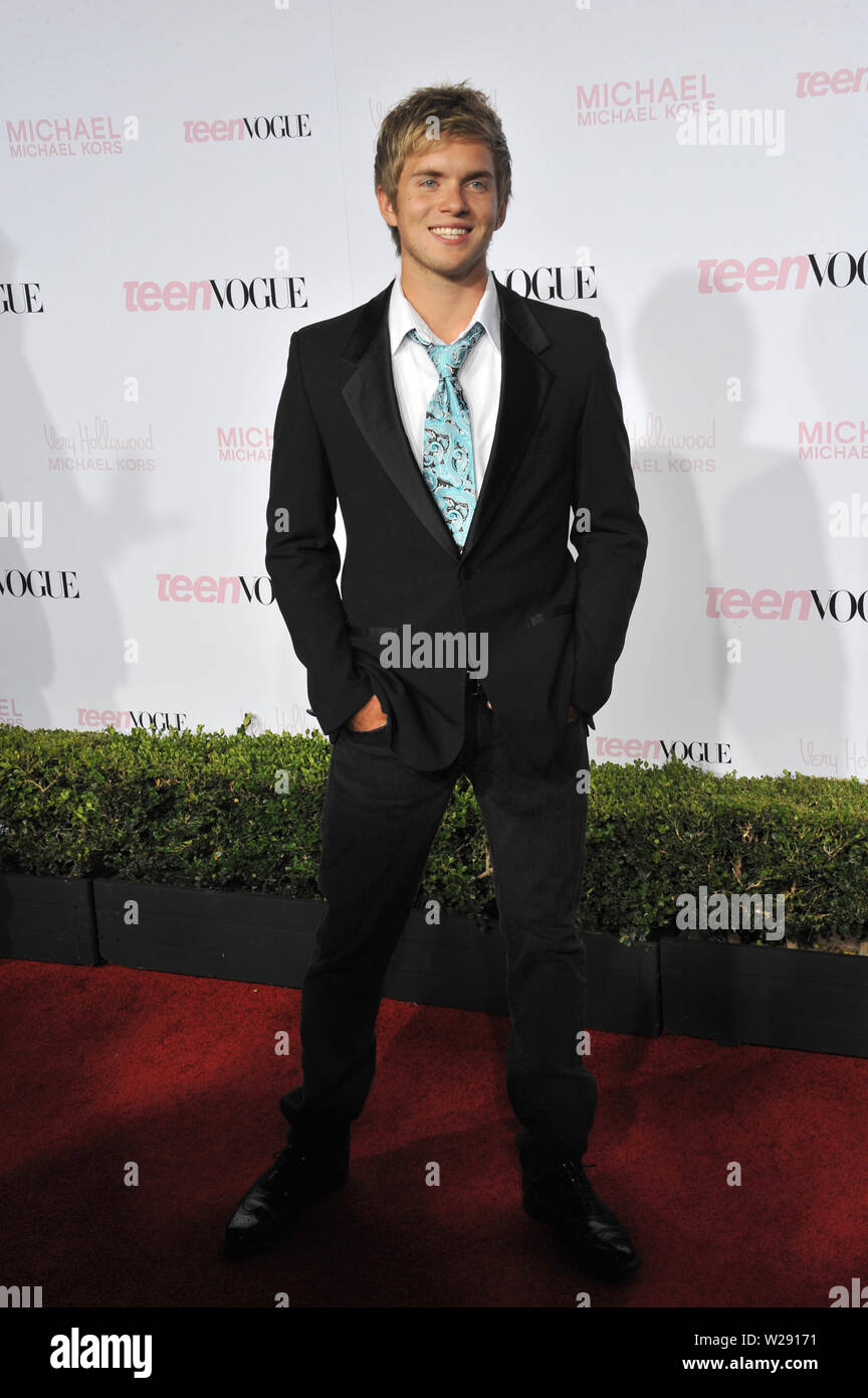 Chris brochu teen vogue young hollywood party 2010 hi-res stock ...